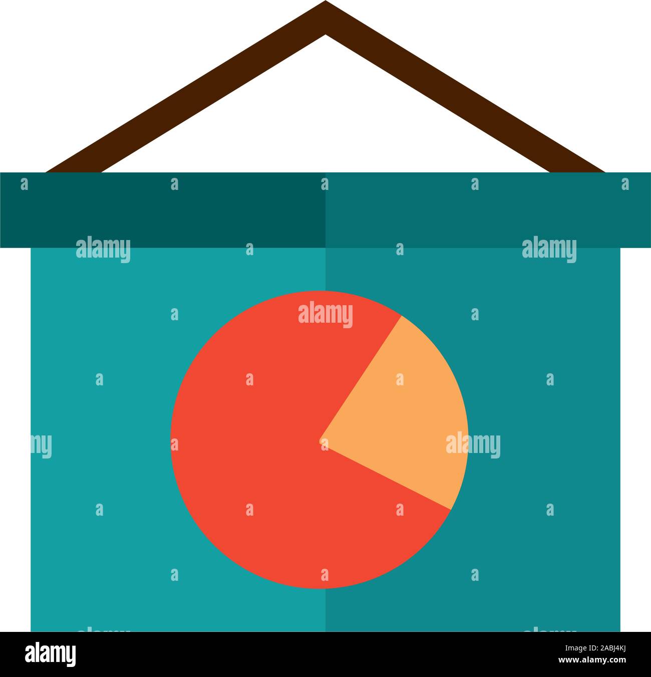 Vorstand Präsentation diagramm Bericht Business Strategie Symbol Vektor ...