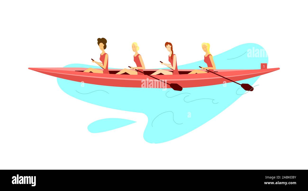Cartoon rowing boat -Fotos und -Bildmaterial in hoher Auflösung – Alamy