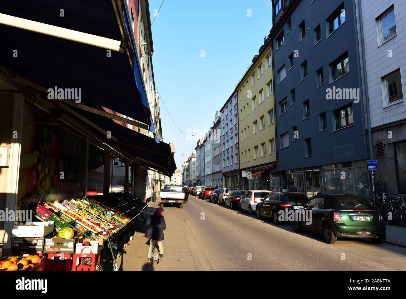 Eine mögliche Fußgängerzone in München: Schwanthaler Straße zwischen ...