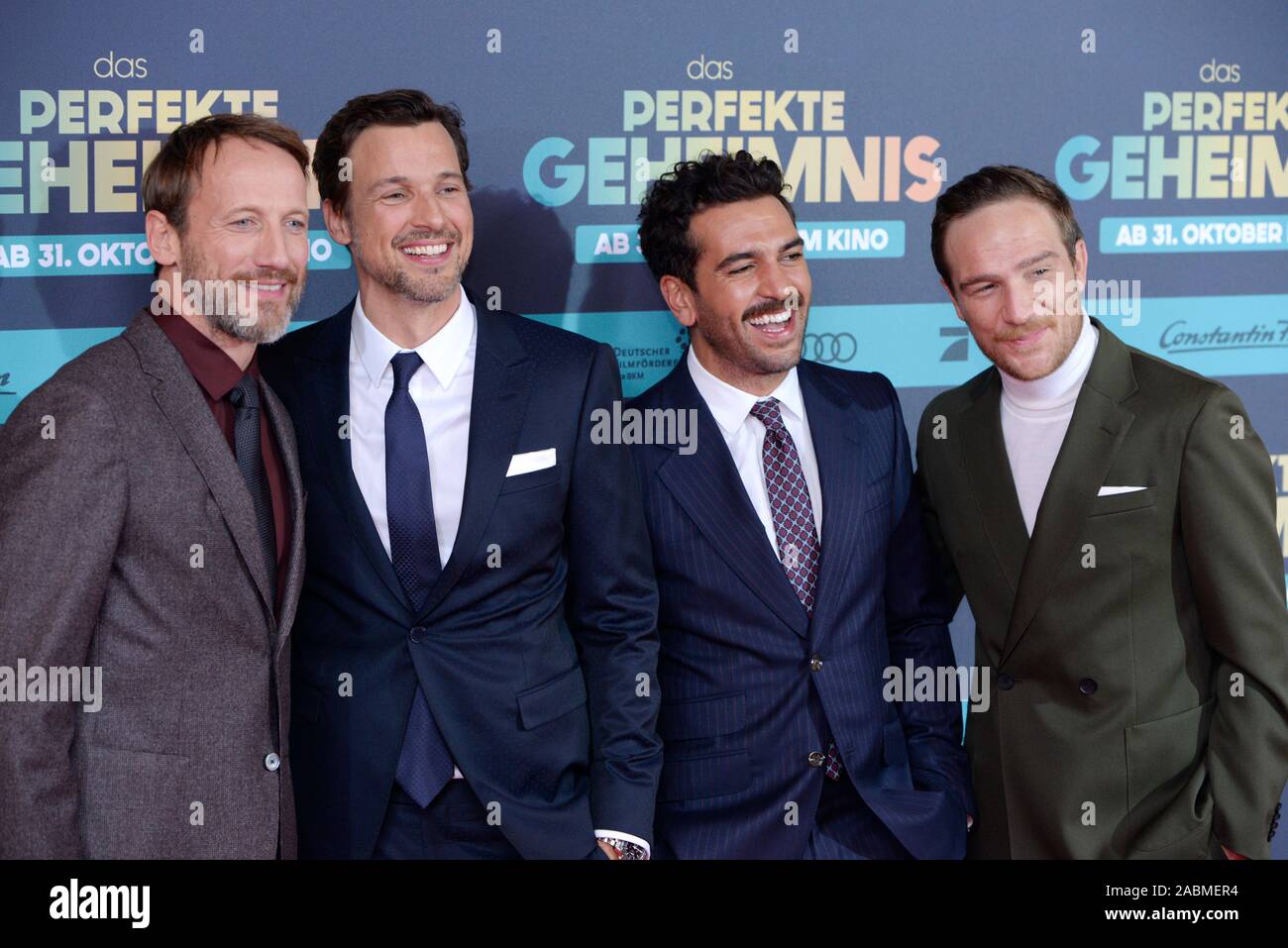 Von links nach rechts: die Schauspieler Wotan Wilke Möhring, Florian ...