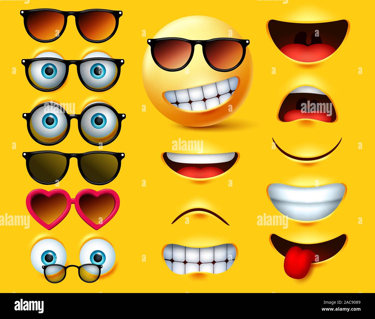 Faces smileys smiley head -Fotos und -Bildmaterial in hoher Auflösung ...