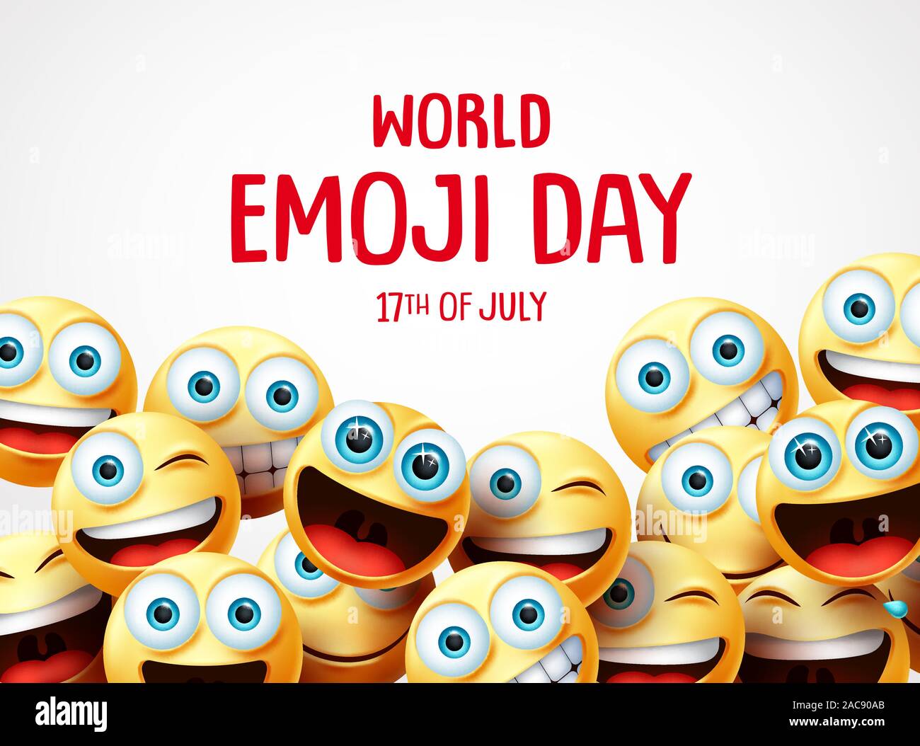 Welt emoji Tag Vektor banner Hintergrund. Welt emoji Tag Text mit einer ...