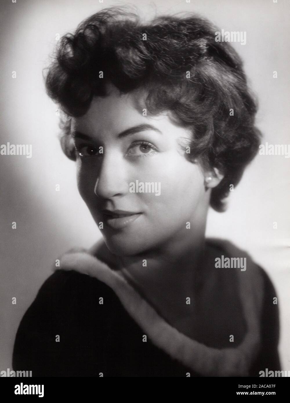 Ursula Lingen, English österreichischen Bühnen- und Filmschauspielerin, Deutschland Mitte 1950er ...