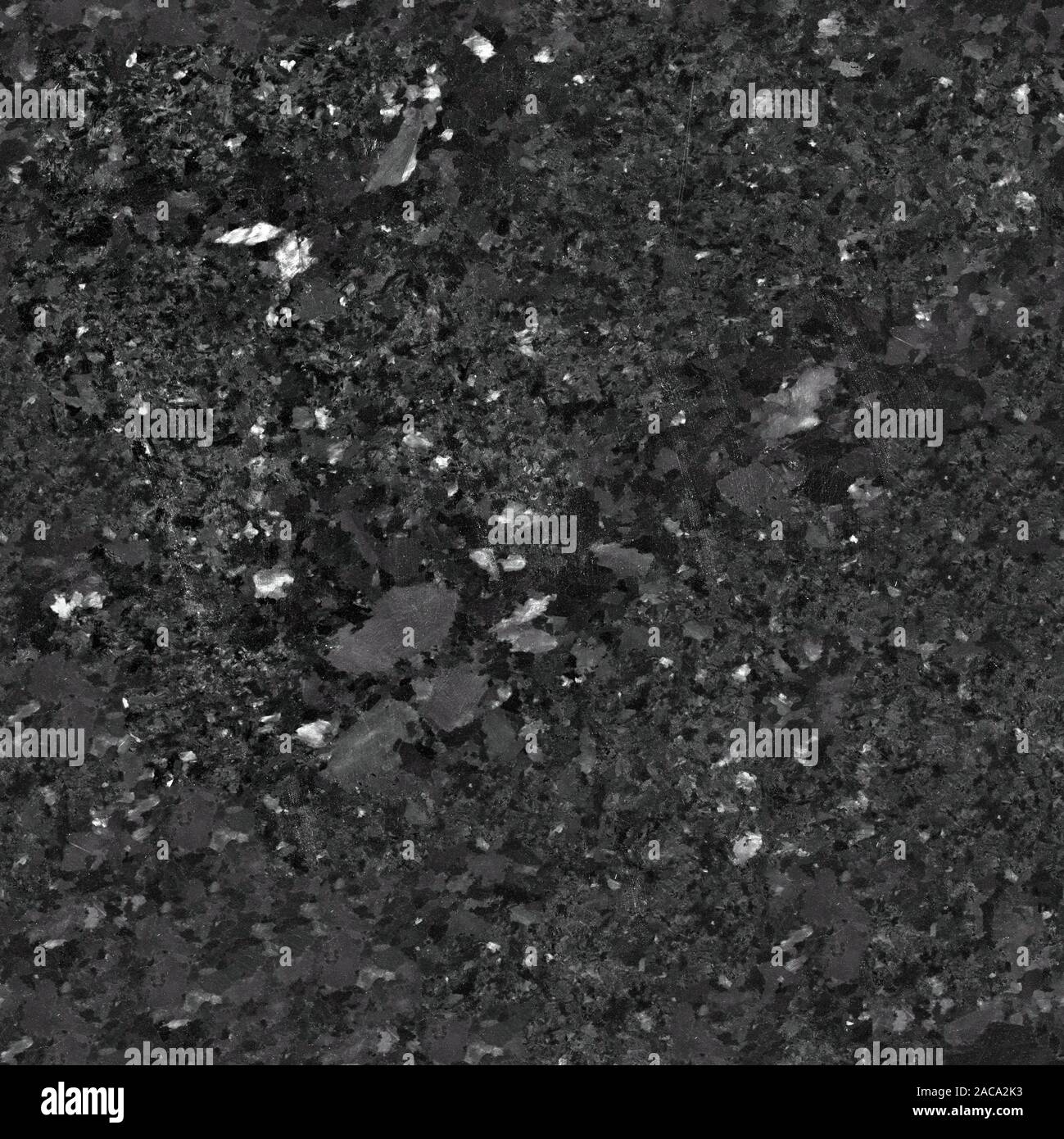 Schwarzer Granit Marmor Stein Stein -Textur. Nahtlose quadratische ...