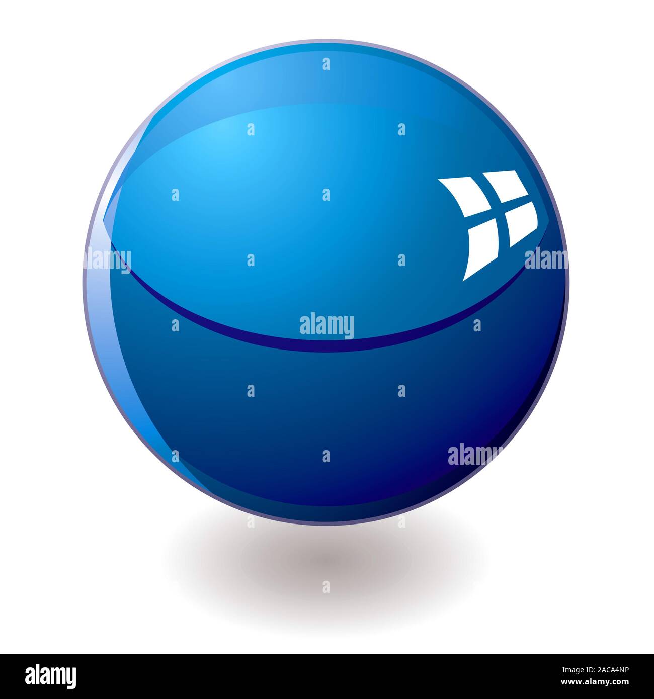 Blue Marble Schatten Stockfotografie - Alamy