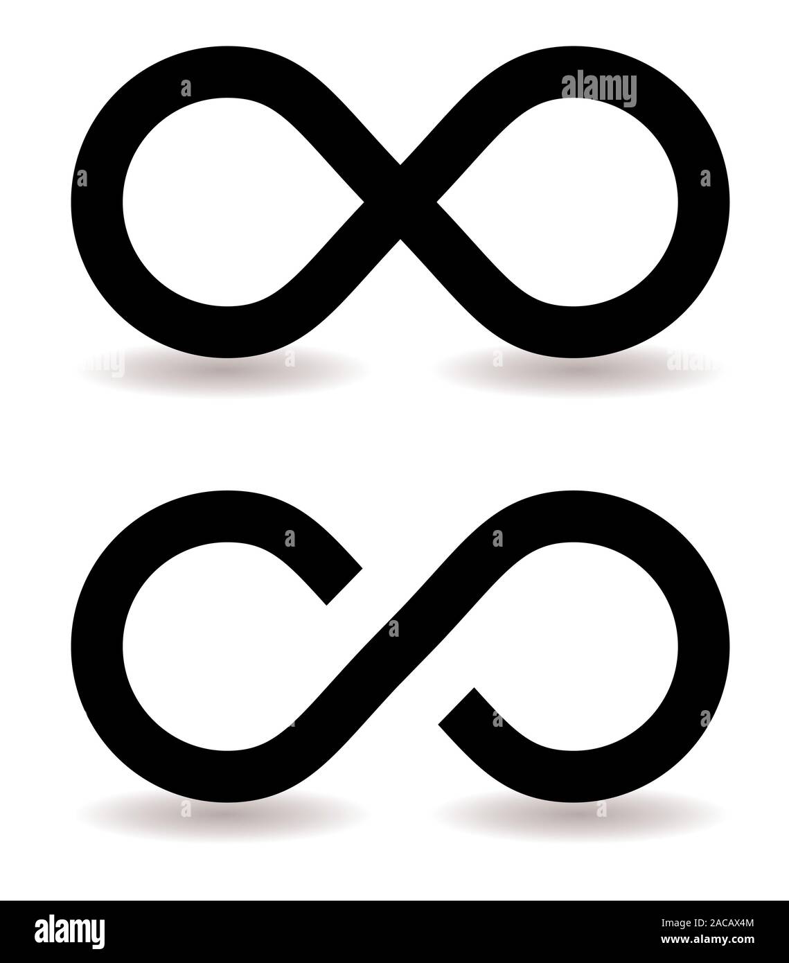 Infinity Symbol Shape Eternity Stockfotos und -bilder Kaufen - Alamy