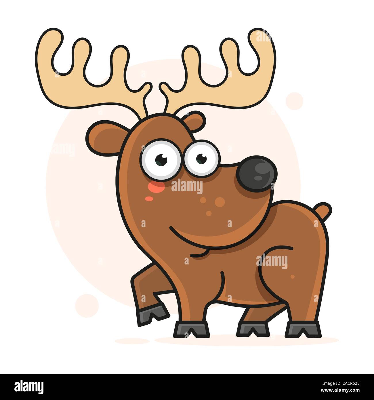 Deer Vector Stockfotos und -bilder Kaufen - Alamy