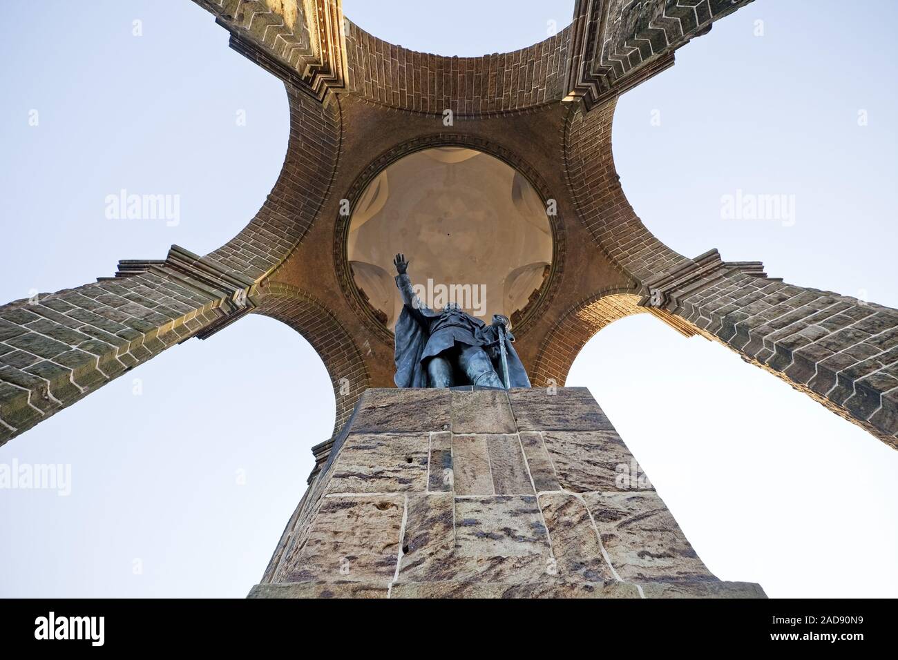 Kaiser Wilhelm Denkmal, Porta Westfalica, Nordrhein-Westfalen ...