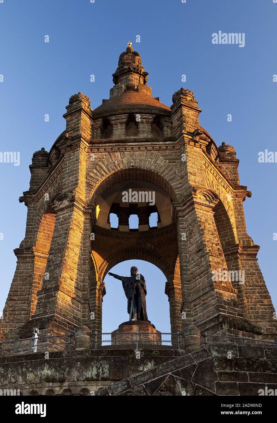 Kaiser Wilhelm Denkmal, Porta Westfalica, Nordrhein-Westfalen ...