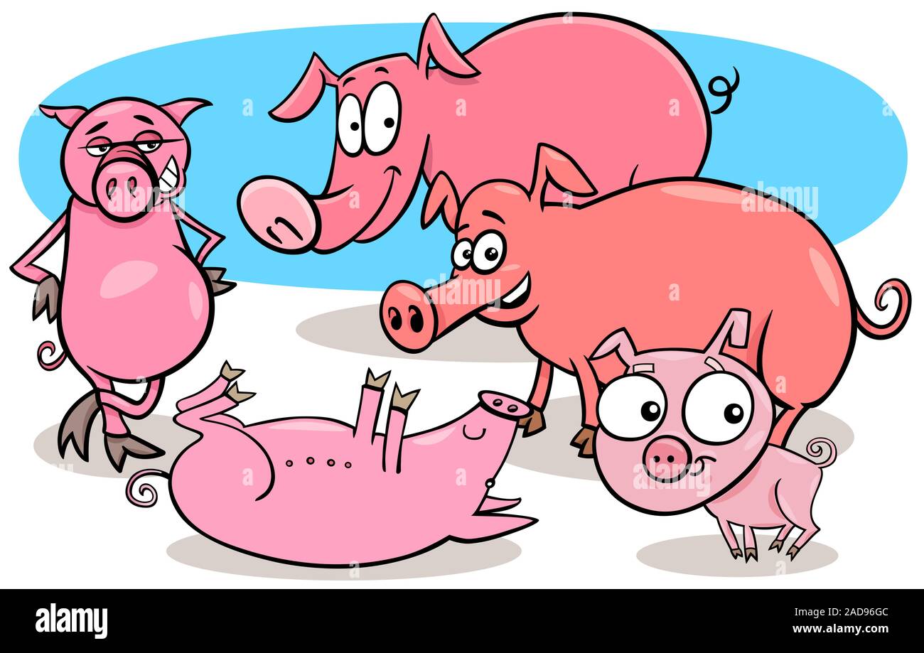 Lustige Schweine Stockfotos und -bilder Kaufen - Alamy
