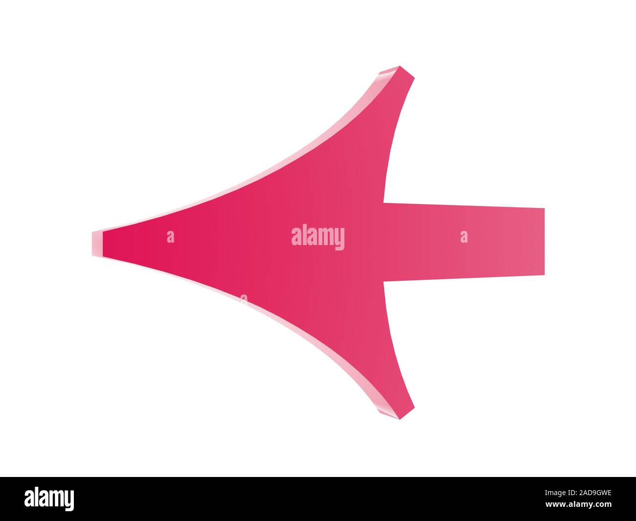 Roter pfeil nach links -Fotos und -Bildmaterial in hoher Auflösung – Alamy