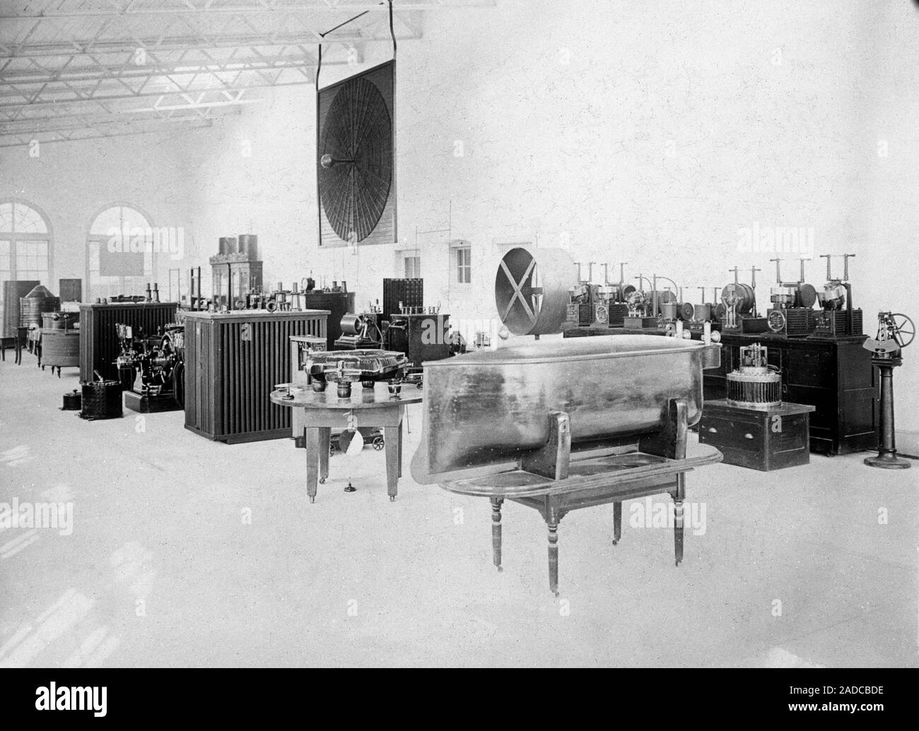 Tesla's Wardenclyffe Tower Labor, Innenansicht. Die wardenclyffe Tower ...