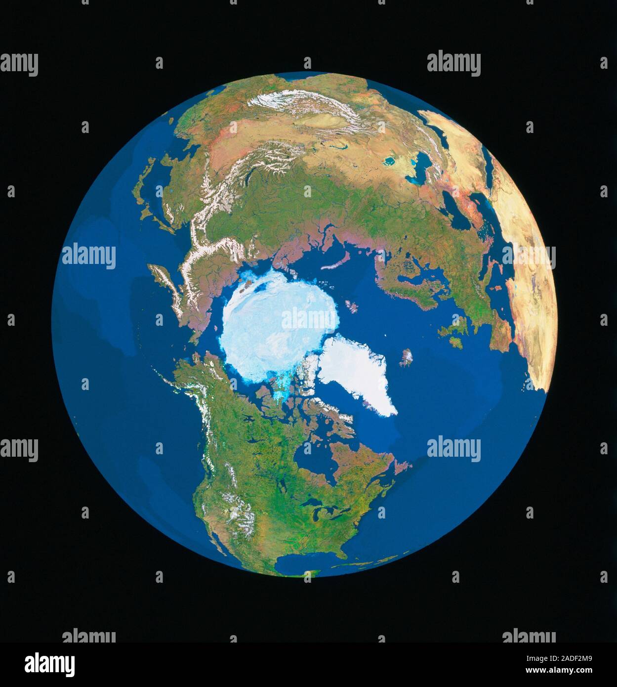 Nicht für Poster Geosphäre Satelliten verwenden Mosaik der ganzen Erde ...