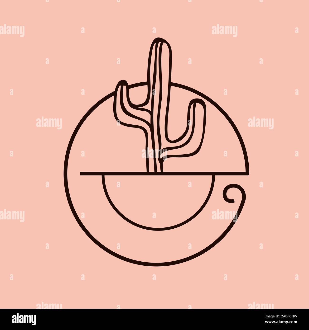 Cactus vektor Logo. Cactus Symbol. Cactus Abbildung. Vektor Stock ...