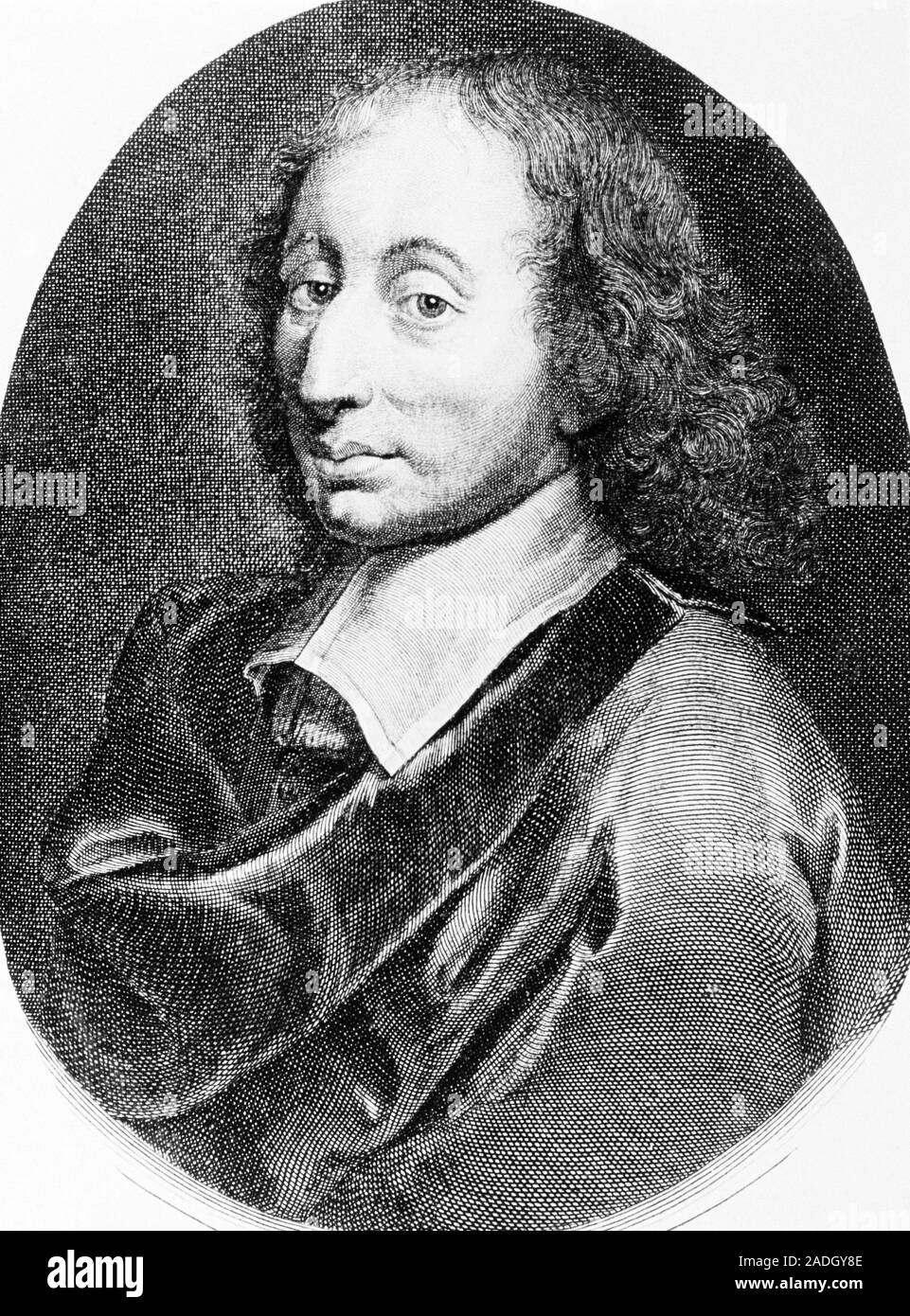 Portrait des französischen Mathematiker, Physiker und Philosoph Blaise ... Portrait des französischen Mathematiker, Physiker und Philosoph Blaise ...