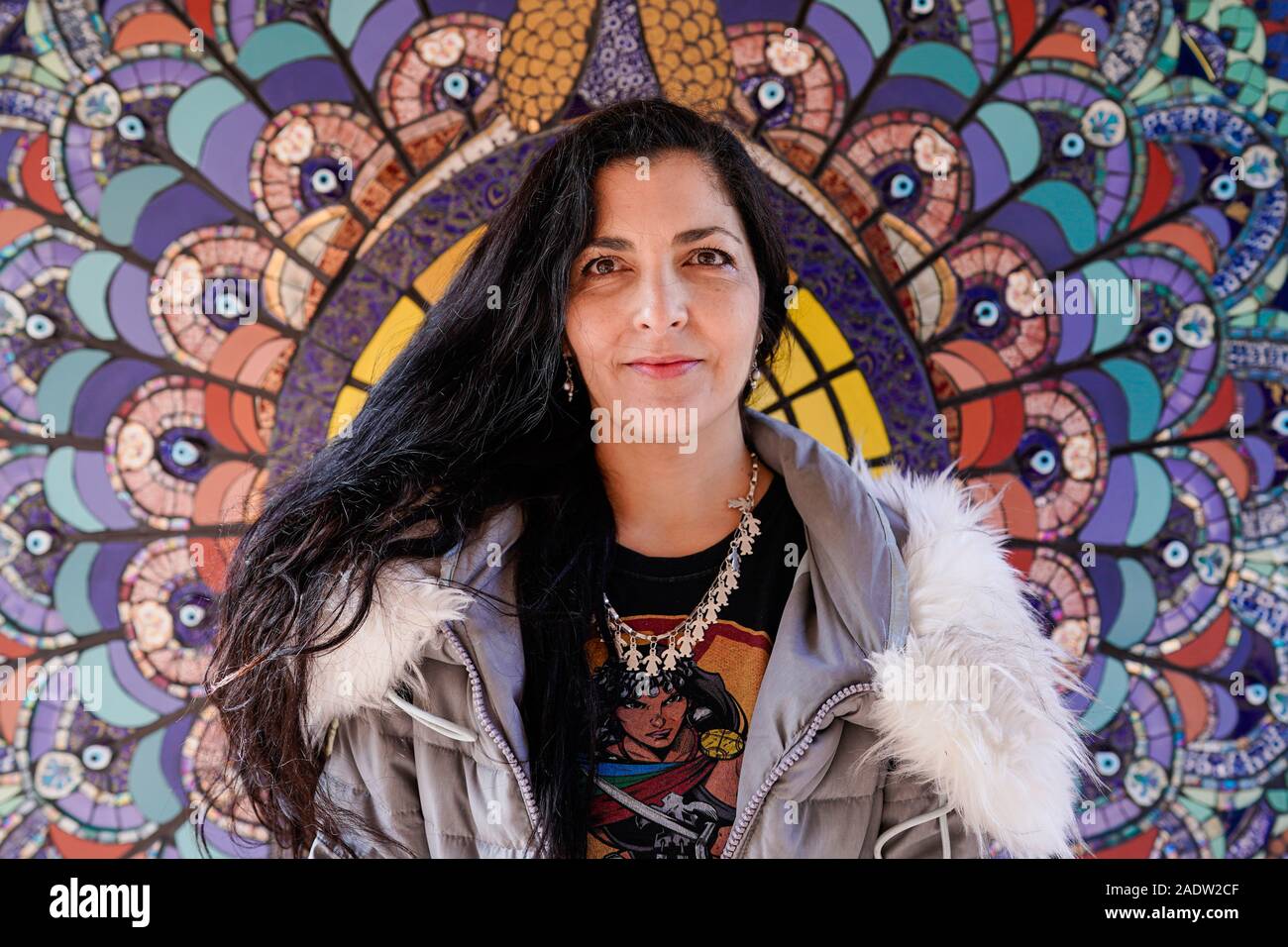 Pirmasens, Deutschland. 05 Dez, 2019. Der Künstler Isidora Paz Lopez ...