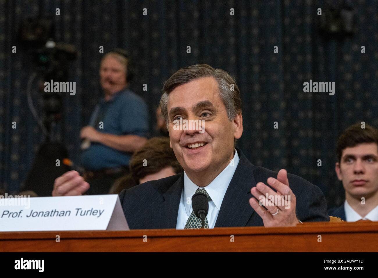 Washington, United States. 04 Dez, 2019. Jonathan Turley, Rechtsanwalt ...