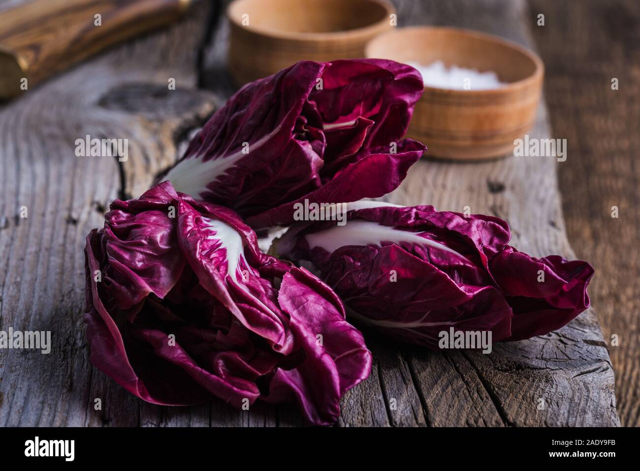 Purple Lettuce Stockfotos und -bilder Kaufen - Alamy