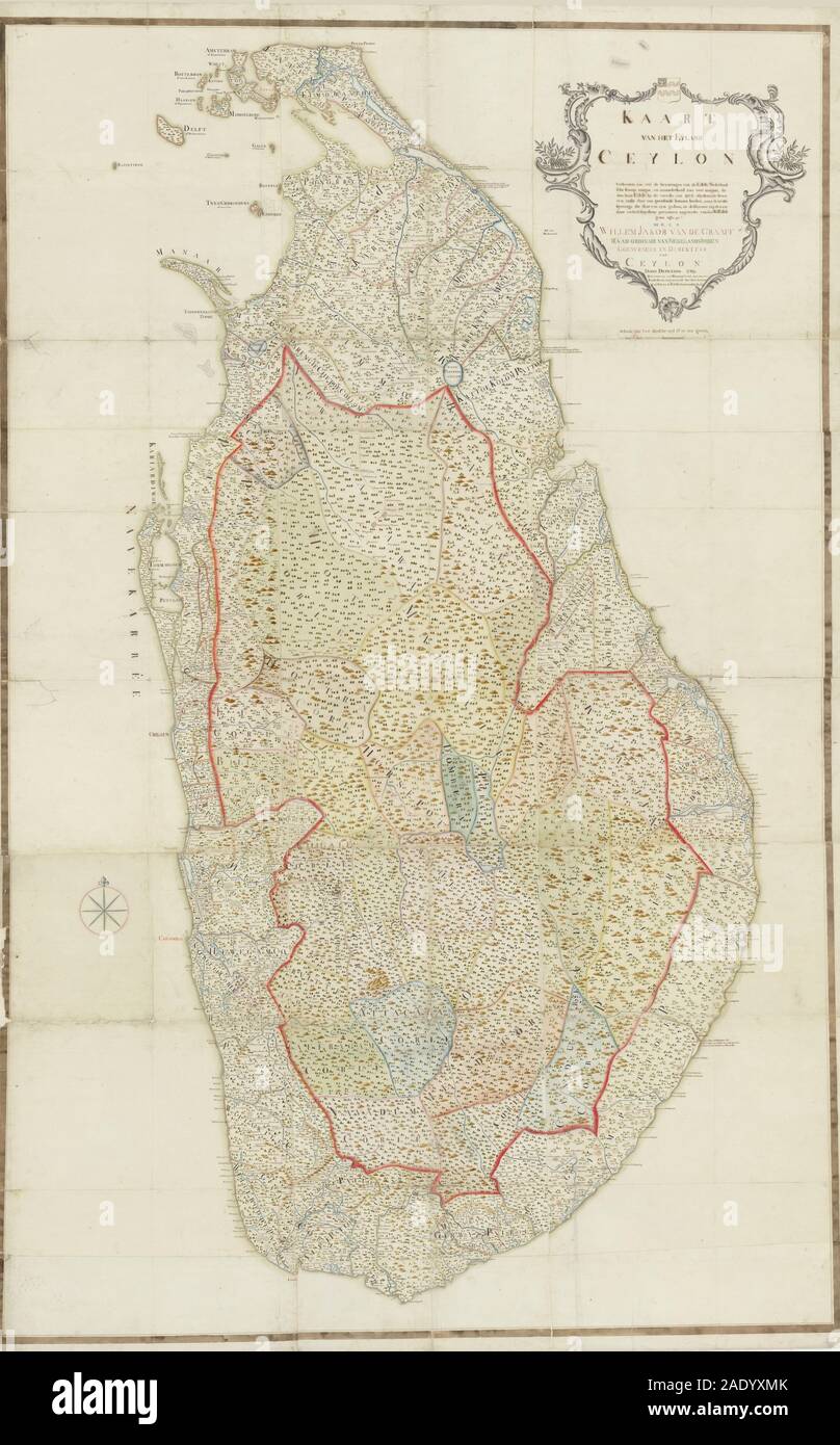 Map of ceylon -Fotos und -Bildmaterial in hoher Auflösung – Alamy