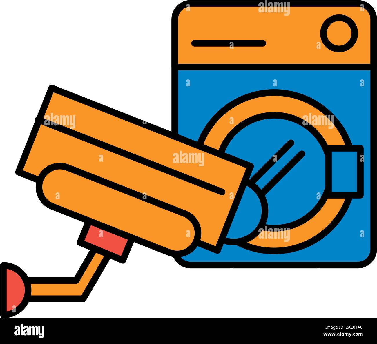 Cctv kamera piktogramm Stock-Vektorgrafiken kaufen - Alamy