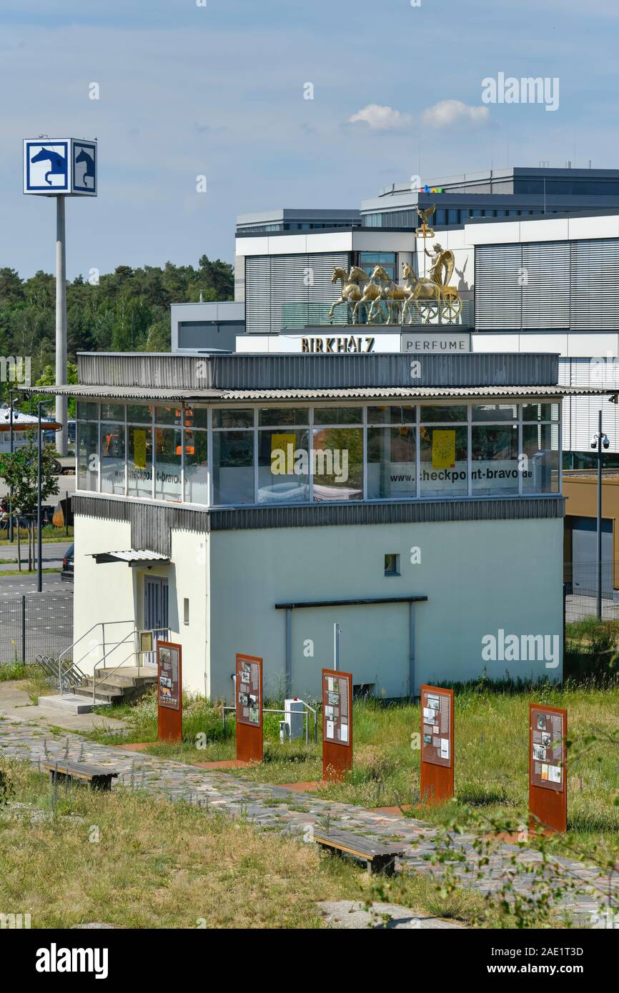Wachturm, Gedenkstätte, Checkpoint Bravo, Drewitz-Dreilinden ...