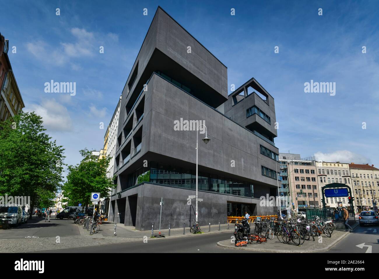 Wohnhaus L 40 von Architekt Roger Bundschuh, Linienstraße, Rosa ...