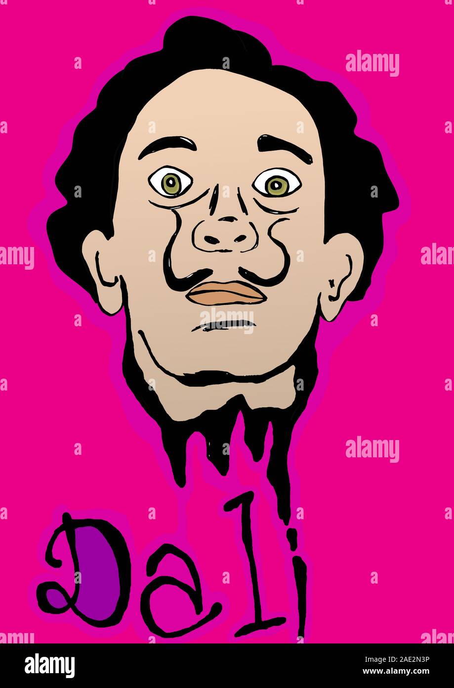 Salvador dali portrait -Fotos und -Bildmaterial in hoher Auflösung – Alamy