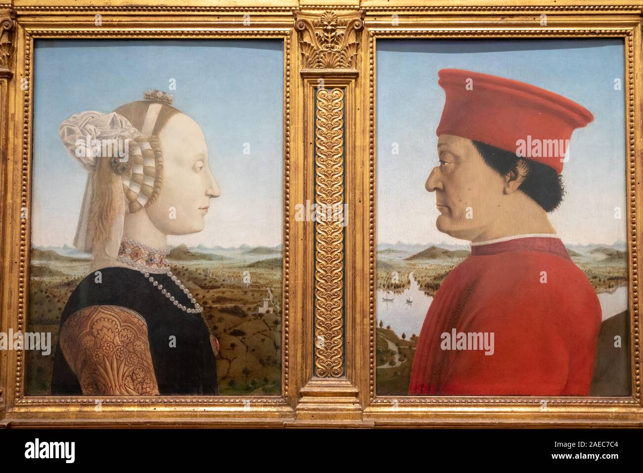 Uffizi gallery florence room leonardo -Fotos und -Bildmaterial in hoher Auflösung – Alamy