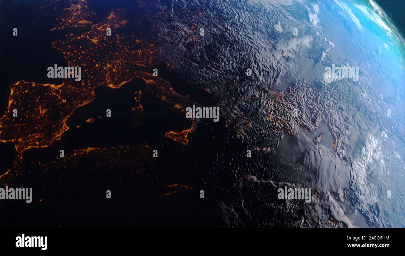 Landkarte Der Erde Stockfotos und -bilder Kaufen - Alamy