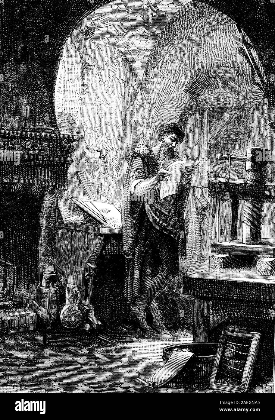 Johannes Zum Gutenberg Stockfotos und -bilder Kaufen - Alamy