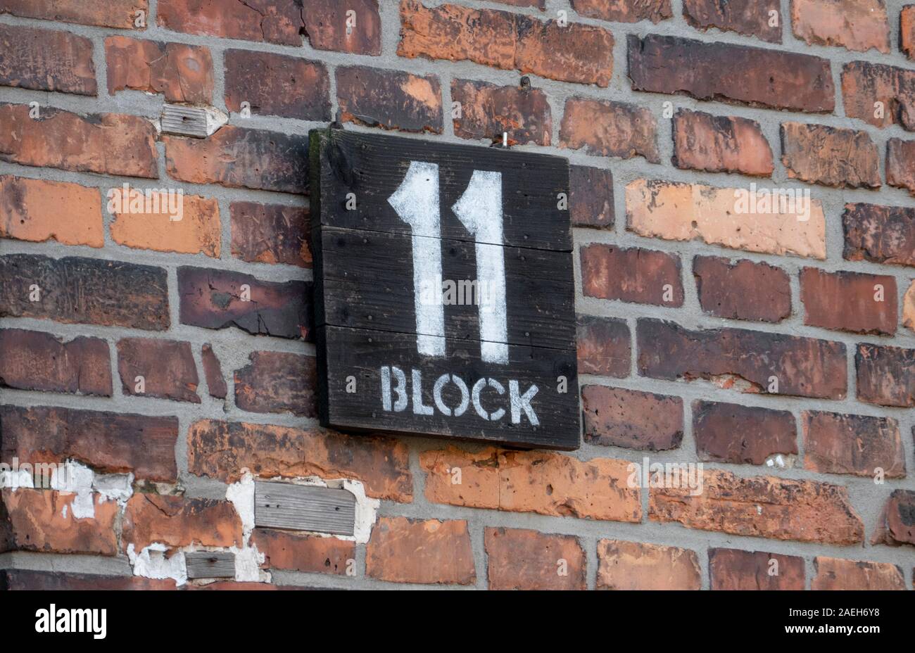 Block 11 war eine Bestrafung, Folter und Hinrichtung Gefängnis im ...