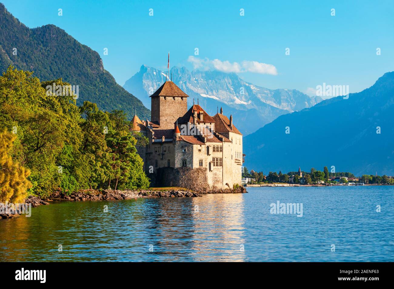 Stilvolle Ort Am Genfersee Bilder