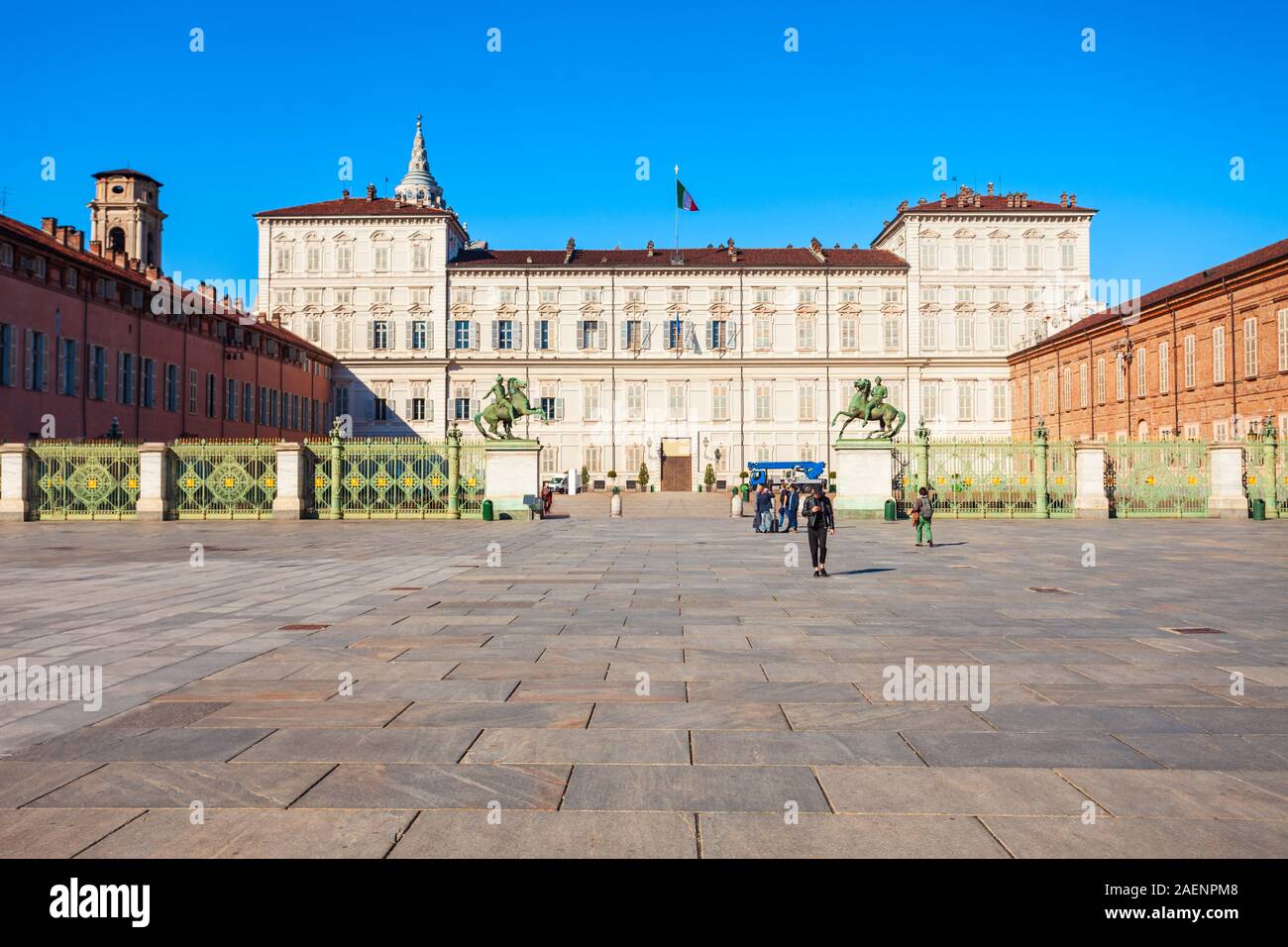 Der Königliche Palast von Turin oder Palazzo Reale di Torino ist ein ...