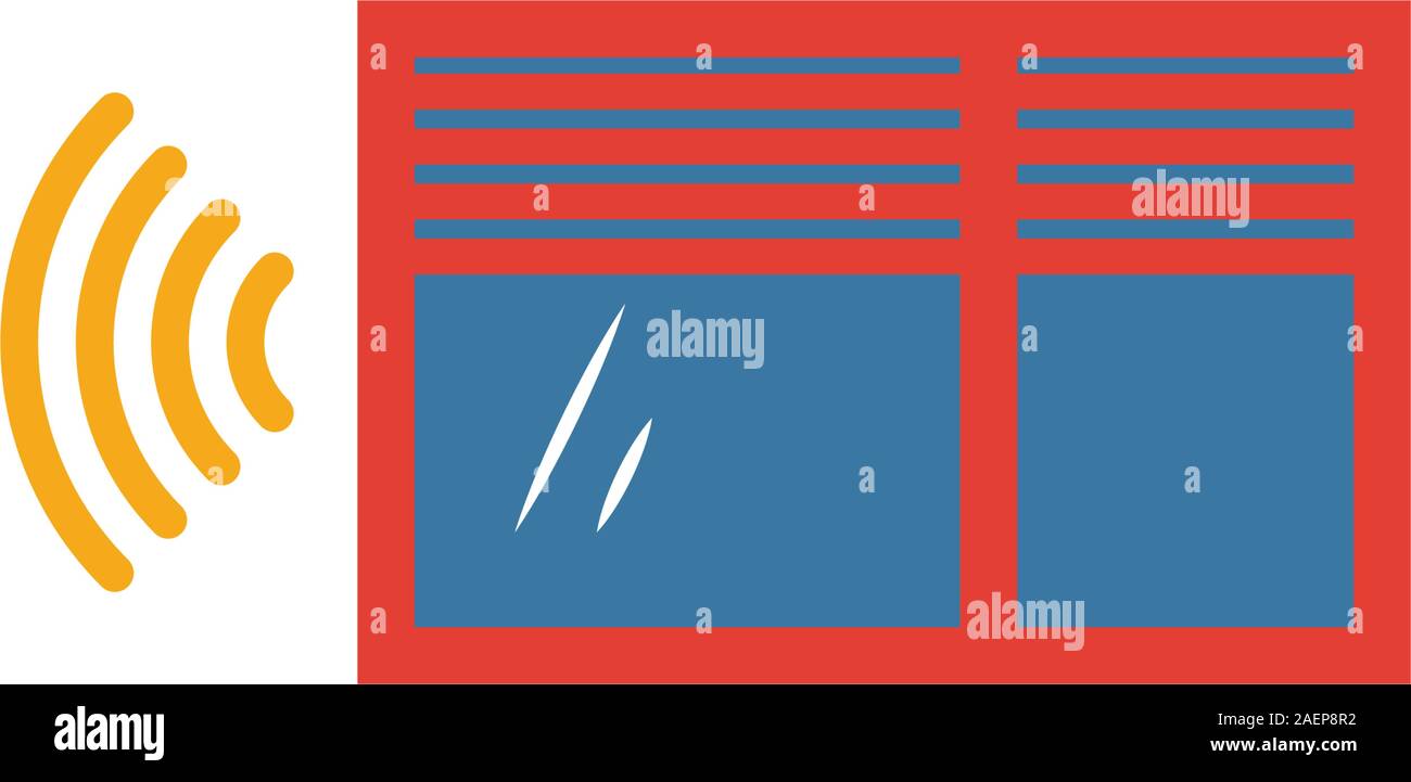 Smart Windows Symbol. Einfaches Element von Smart Home icons Collection ...