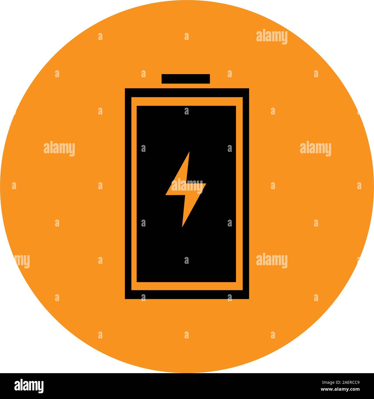 Wiederaufladbarer Lithium-Ionen-Akku Symbol vektor Illustration ...