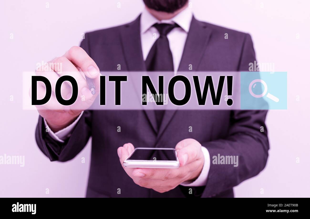 Text Zeichen zeigen, tun Sie es jetzt. Business foto Präsentation nicht ... Text Zeichen zeigen, tun Sie es jetzt. Business foto Präsentation nicht ...
