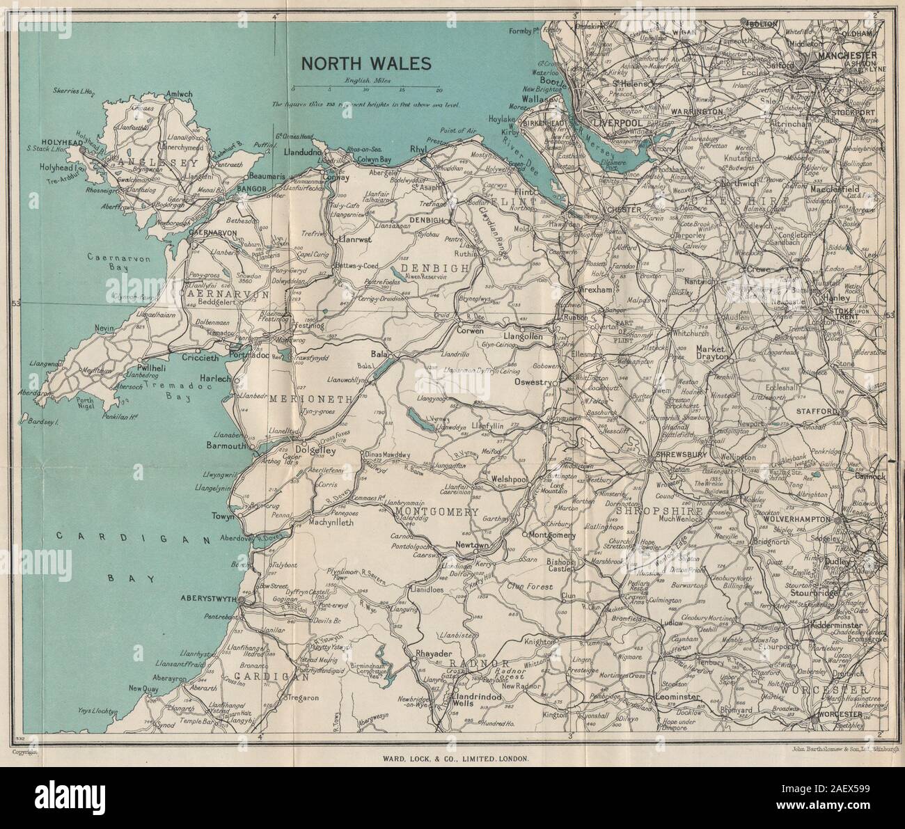Rhyl Map Stockfotos und -bilder Kaufen - Alamy