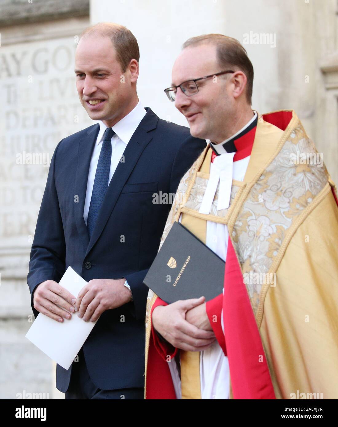 Der Herzog von Cambridge, Westminster Abbey in London nach einem ...