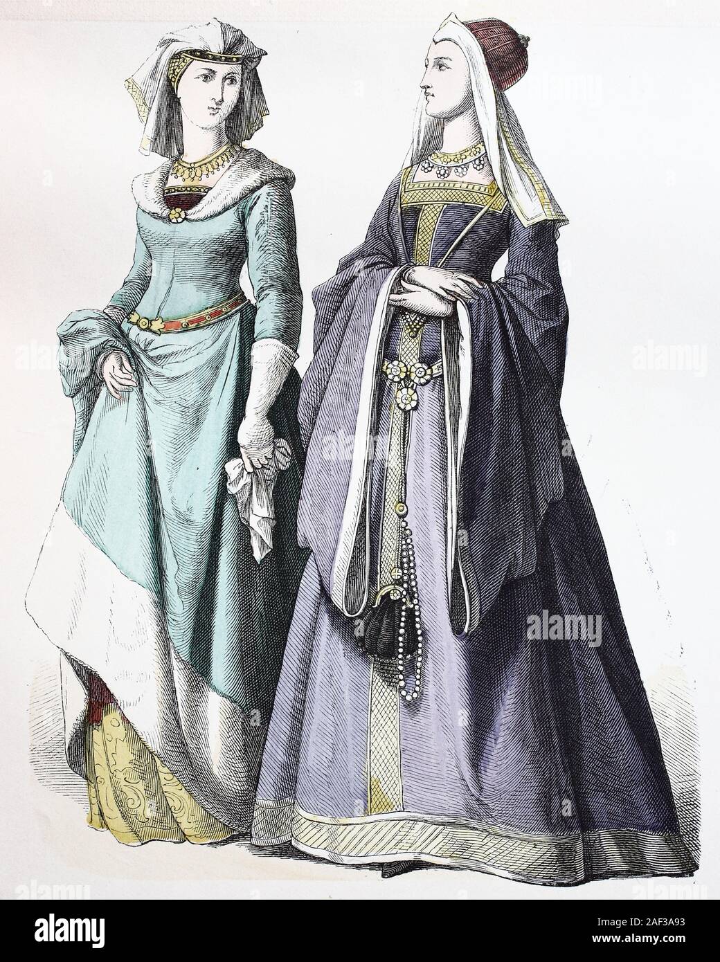 1450 clothes -Fotos und -Bildmaterial in hoher Auflösung – Alamy