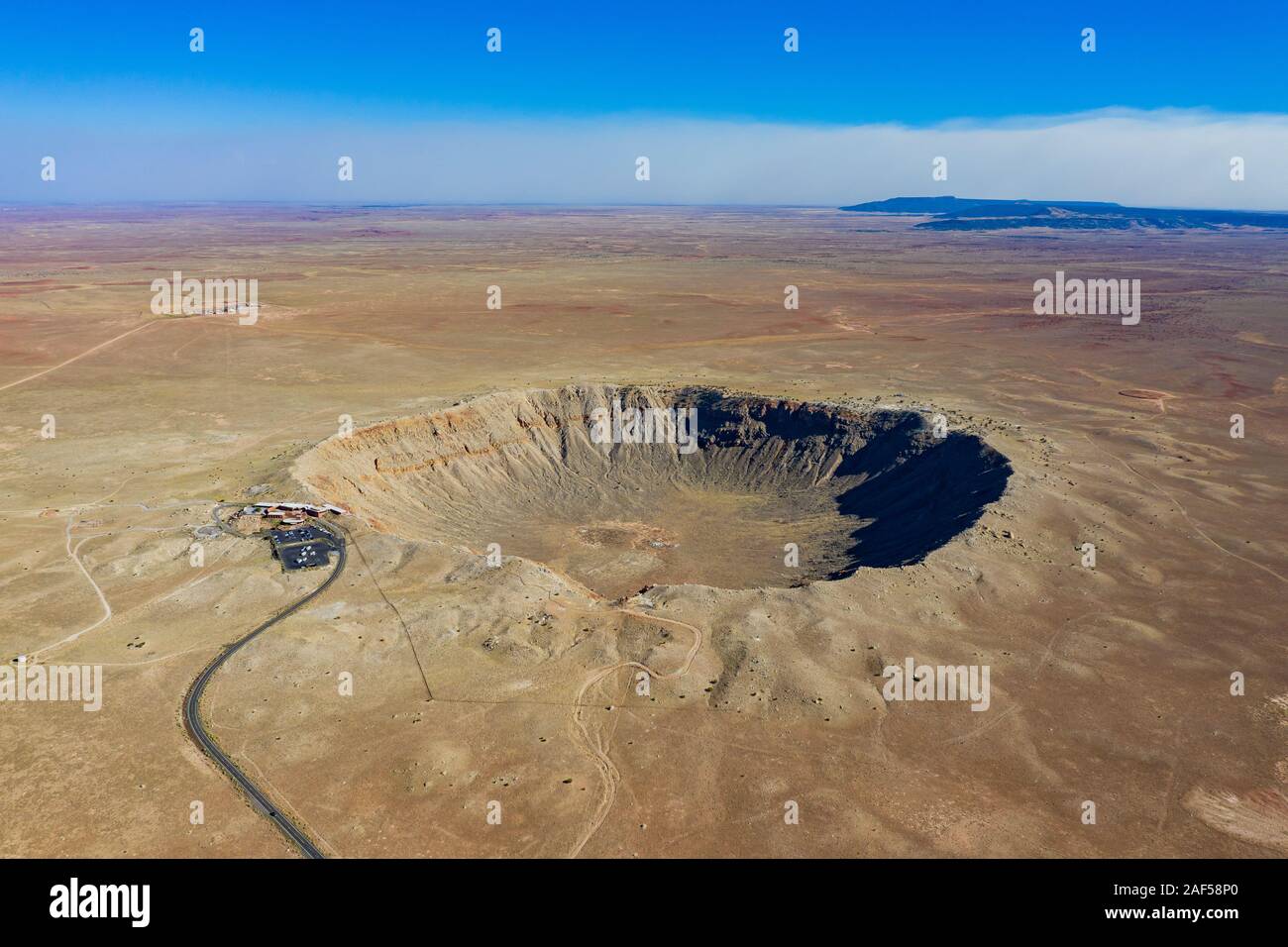 Meteor Crater Aerial Stockfotos und -bilder Kaufen - Alamy