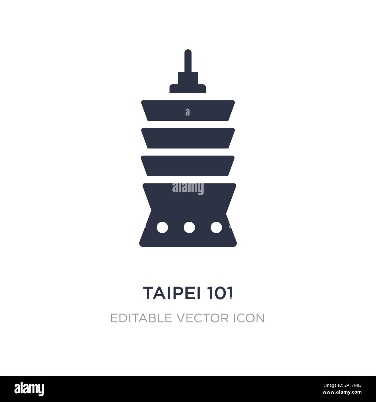 Taipei 101 building skyscraper Stock-Vektorgrafiken kaufen - Alamy