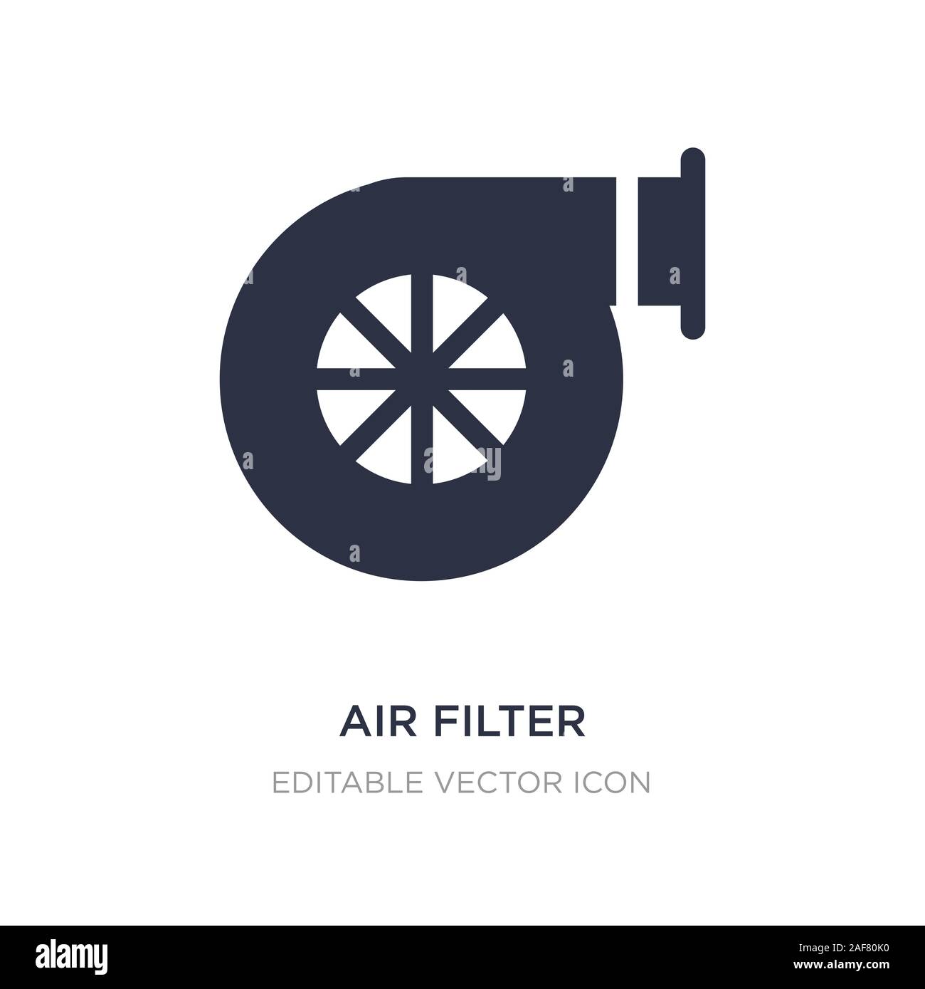 Luftfilter Symbol auf weißem Hintergrund. Einfaches element Abbildung ...