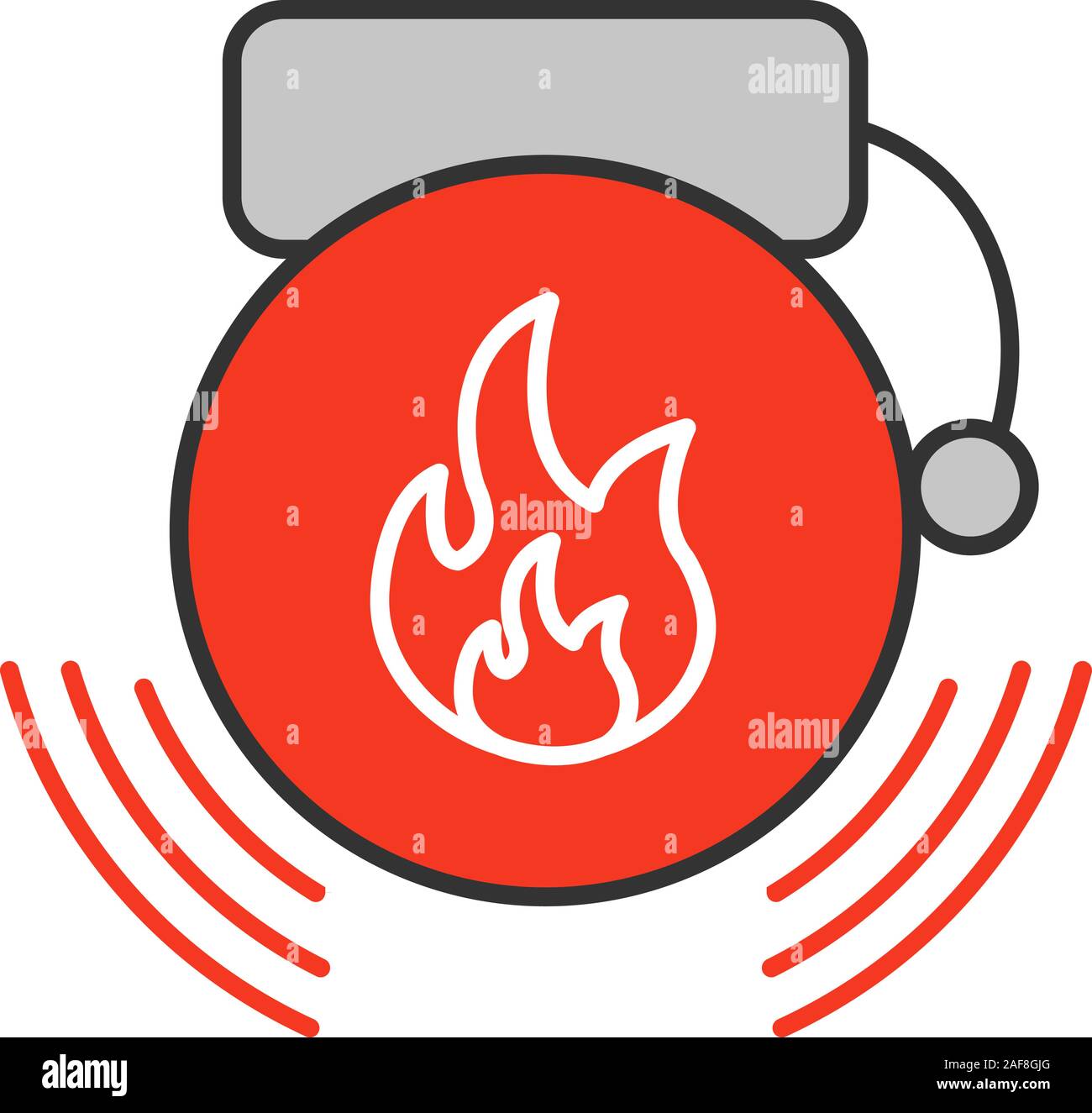 Elektrischer feueralarm Stock-Vektorgrafiken kaufen - Alamy