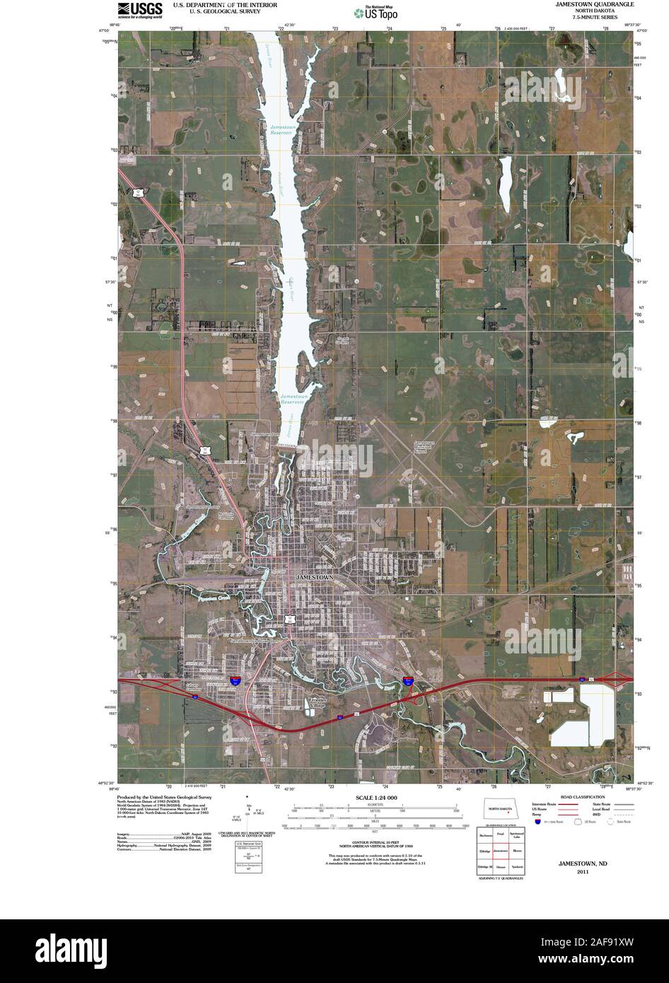 Jamestown north dakota karte -Fotos und -Bildmaterial in hoher ...