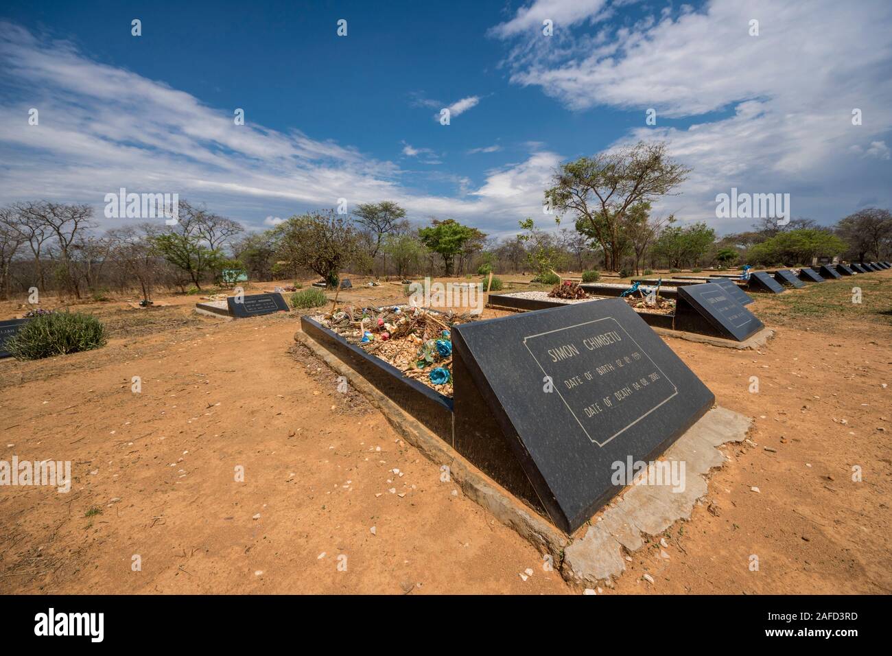 Chinoyi (Sinoia), Simbabwe. Die Mashonaland West Provincial Heroes Acre ...