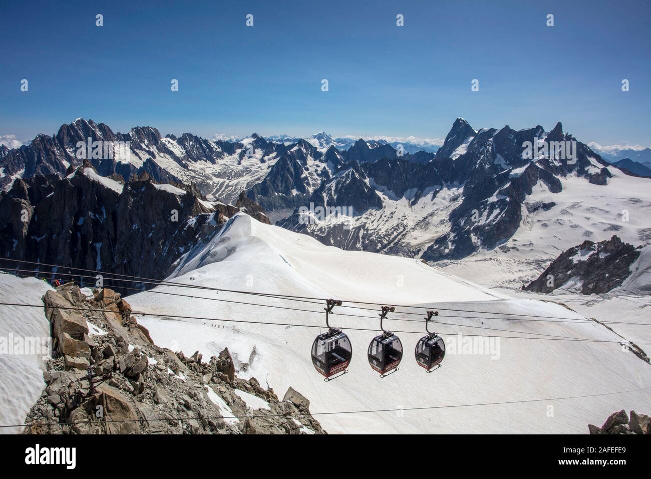 Aiguille du midi platform -Fotos und -Bildmaterial in hoher Auflösung – Alamy