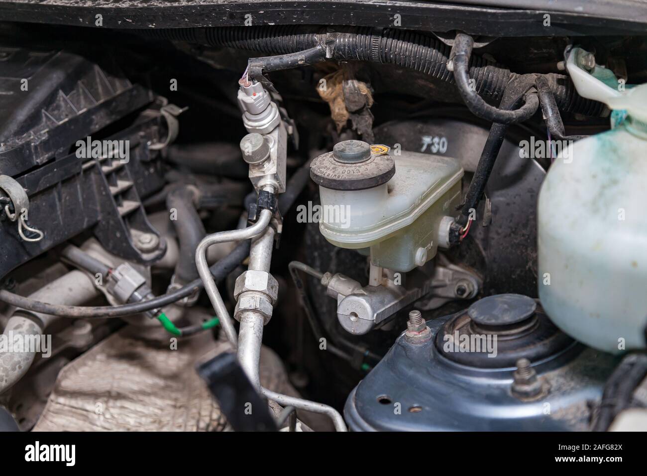Altes auto ölstand -Fotos und -Bildmaterial in hoher Auflösung – Alamy