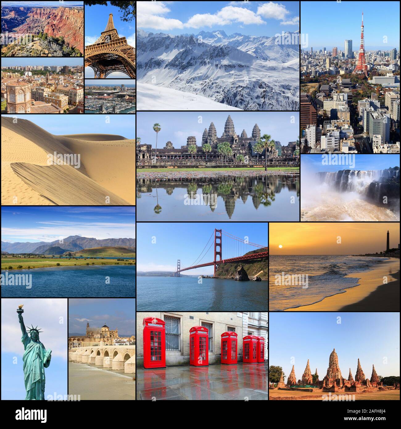Weltreise fotos collage -Fotos und -Bildmaterial in hoher Auflösung – Alamy