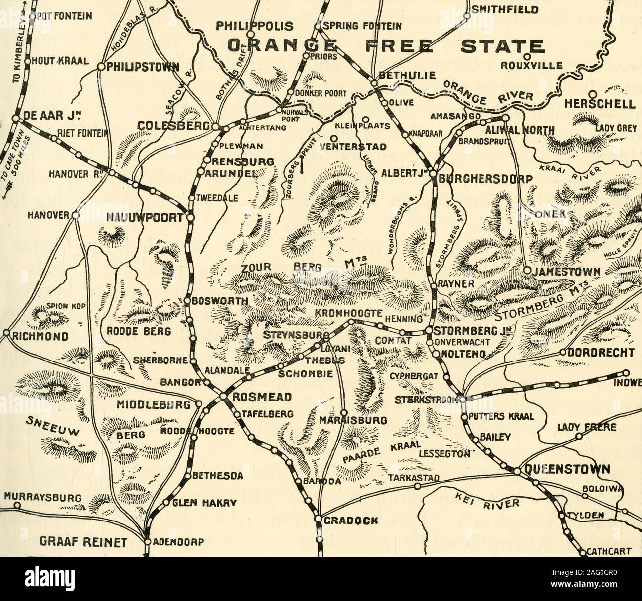 Orangenflusskolonie 1900er jahre -Fotos und -Bildmaterial in hoher ...