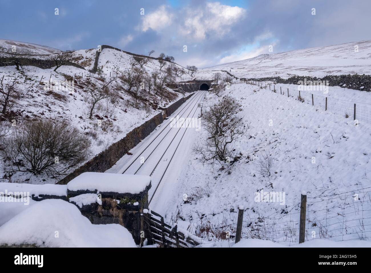 Die ribblehead Viadukt oder Batty Moss Viadukt trägt die Vereinbaren ...